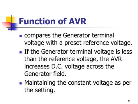 PPT - AUTOMATIC VOLTAGE REGULATOR(AVR) PowerPoint Presentation - ID:6894210