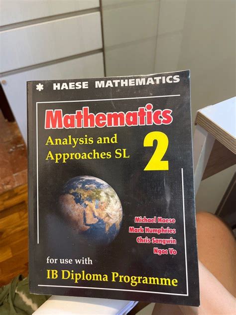 Sl Maa Haese Mathematics Textbook 2 For Ib Hobbies And Toys Books And Magazines Textbooks On