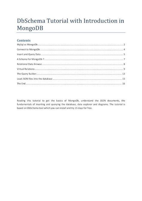 pdf dbschema tutorial with introduction in mongodb dokumen tips