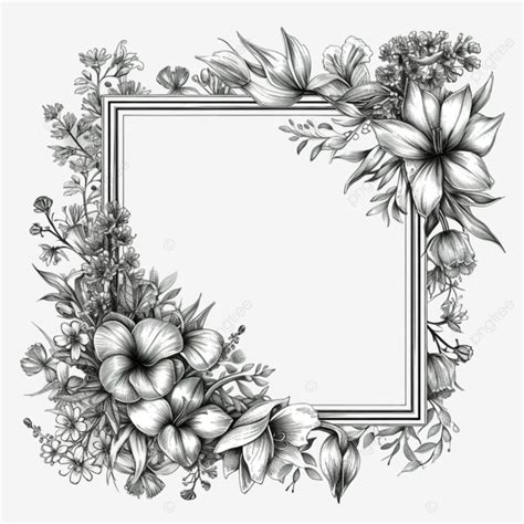 정사각형 사진 프레임 선형 낙서 액자 정사각형 사진술 Png 일러스트 및 이미지 에 대한 무료 다운로드 Pngtree