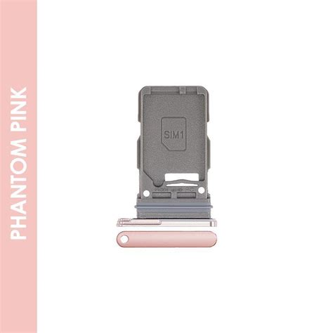 Sim Tray Compatible For Samsung Galaxy S Pink Xcellparts