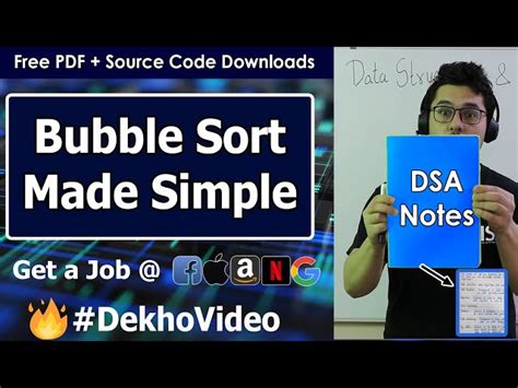 Understanding The Bubble Sort Algorithm A Comprehensive Guide In Hindi