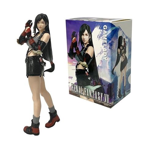 20cm Final Fantasy Vii Game Figure Tifalockhart Fighting Goddess Tifa