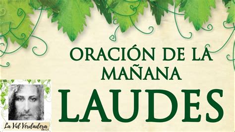 ORACIÓN DE LA MAÑANA/LAUDES DE HOY MIÉRCOLES 3, 2024 |@lavidverdadera820 - YouTube