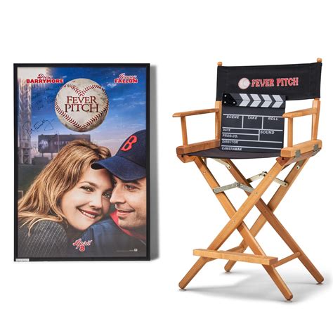 Bonhams Skinner Three Fever Pitch Movie Related Items Including Lucchino Directors Chair