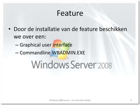 Windows Server Backup PPTX Computing Technology Computing