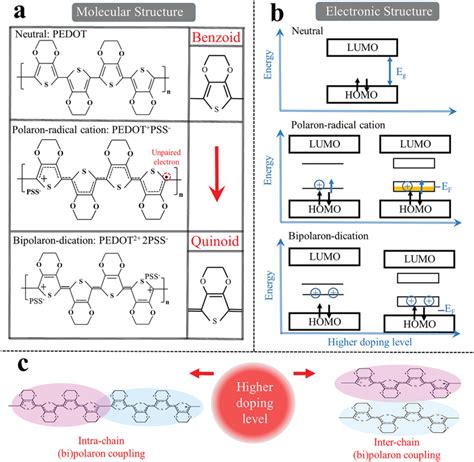 Molecular And Electronic Structures Of Bi Polarons In Doped Conductive Download Scientific