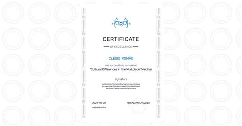 English For It™ On Linkedin Certificate Of Excellence