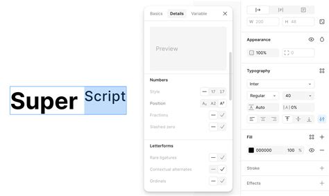 How To Superscript In Figma