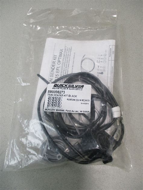 8m0098273 Quicksilver Analog Power Trim Sender Kit Black Green Bay