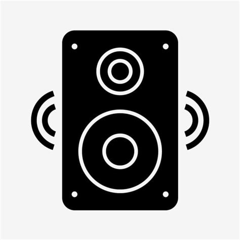 รูปไอคอนลำโพงภาพสีดำ Png เสียง เสียง เสียงภาพ Png และ เวกเตอร์ สำหรับการดาวน์โหลดฟรี