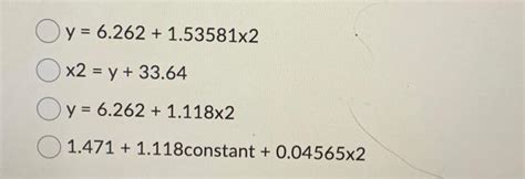 Solved Based On The Following Computer Output The
