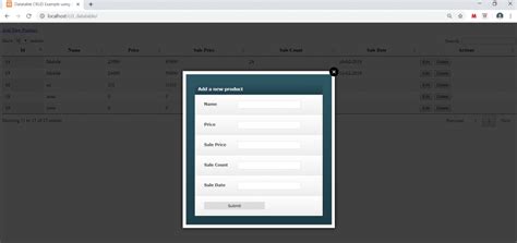 Datatable Crud Example Using Codeigniter Mysql And Ajax Roy Tutorials