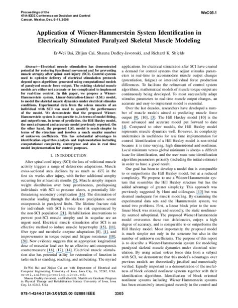 pdf application of wiener hammerstein system identification in