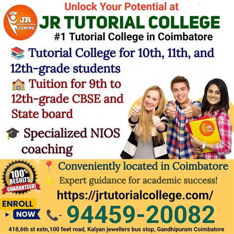 Tutorial College In Coimbatore Tamil Nadu India