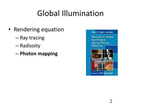 Ppt Advanced Computer Graphics Global Illumination 3 Powerpoint