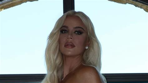 Khloe Kardashian Flashes Her Bare Butt In Completely Sheer White Dandg