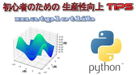 【超簡単】matplotlibで3d Plot をマウスでグリグリ回そう！（by Python） 初学者diyプログラミング入門