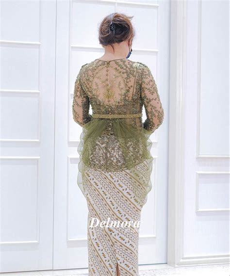 Kebaya hijau / kebaya formal / kebaya tunangan