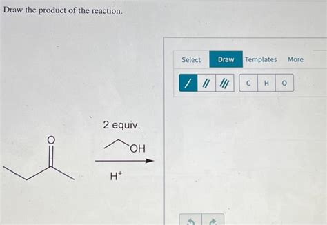 Solved Draw The Product Of The Reaction Chegg Com