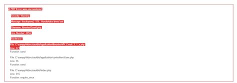 Error During Sending Email With Codeigniter Stack Overflow