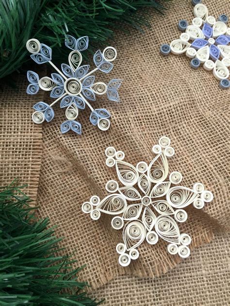 Printable Quilling Snowflake Patterns