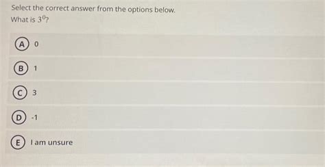 Solved Select The Correct Answer From The Options Below