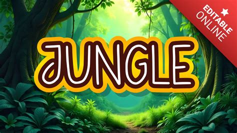 Jungle Adventure Text Effect Font Generator