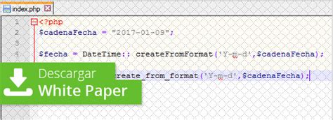 White Paper Cómo crear fechas en PHP con la clase DateTime acens blog