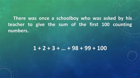 Grade 10 Mathematics Arithmetic Series Lesson Pptx Education