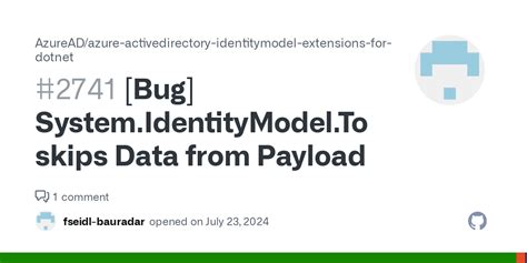 [bug] system identitymodel tokens jwt jwtpayload skips data from