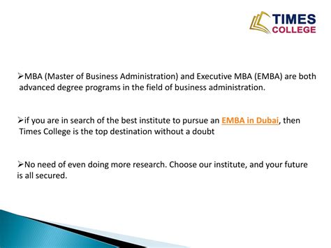 Ppt Understanding The Difference Between Mba And Executive Powerpoint