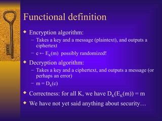 Lecture Cryptography Its Uses And Limitations Ppt