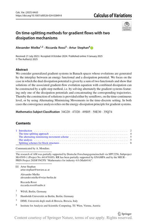 pdf on time splitting methods for gradient flows with two dissipation