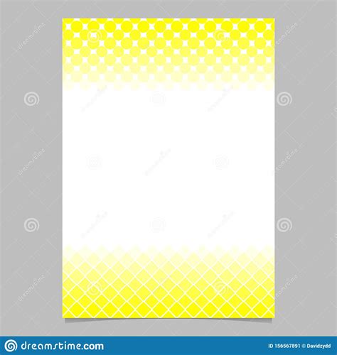 Abstract Halftone Pattern Flyer Template Vector Stationery Graphic Stock Vector Illustration