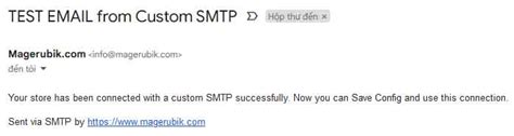 Magento SMTP Document MageRubik