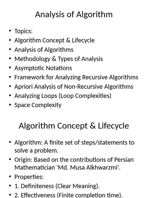 Analysis Of Algorithm Pdf