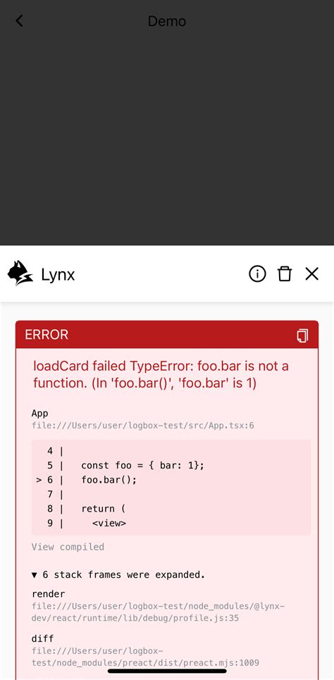 Handle Errors In Lynx Lynx