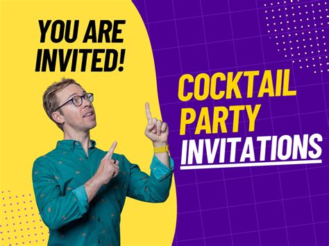 How To Create A Cocktail Party Invitation Examples And Templates