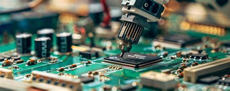 Premium Photo Robotic Arm Installing A Microchip On A Motherboard In