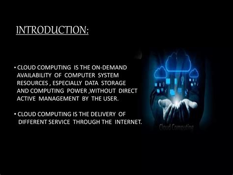 Cloud Computing Pptx Cloud Computing Internet