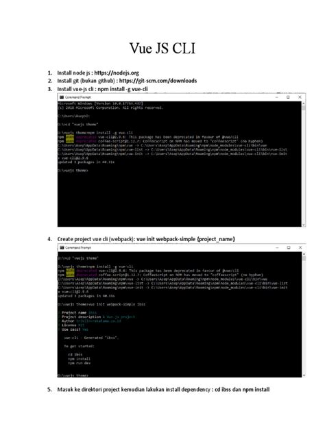 Tutorial Vue Js Cli Pdf Ordinateurs