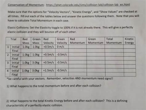 Solved Conservation Of Momentum Answer Transtutors