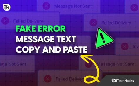 Top 25 Fake Error Message Text Copy And Paste Examples