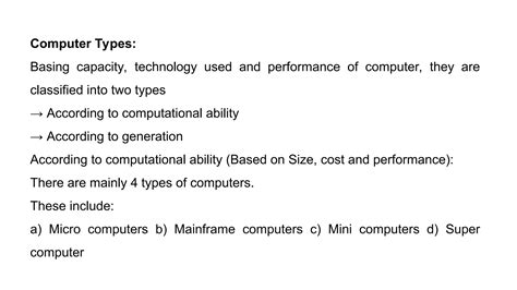 Computer Organization Subject Basic Functional Units Of Computers Ppt