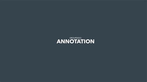 groupdocs annotation document annotation for and java youtube