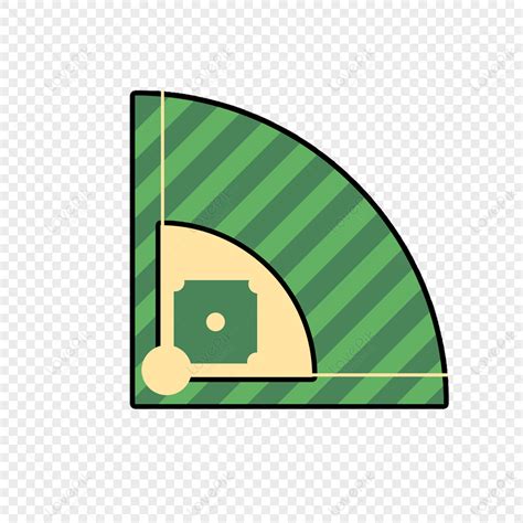 스포츠 일러스트 야구장 클립 아트 초록 플랫 막대기 PNG 일러스트 무료 다운로드 Lovepik