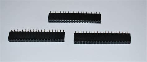 raspberry pi gpio header 2x20 3 stück neu und originalverpackt in