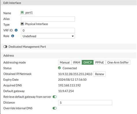 Technical Tip How To Configure A Fortigate Interf Fortinet Community