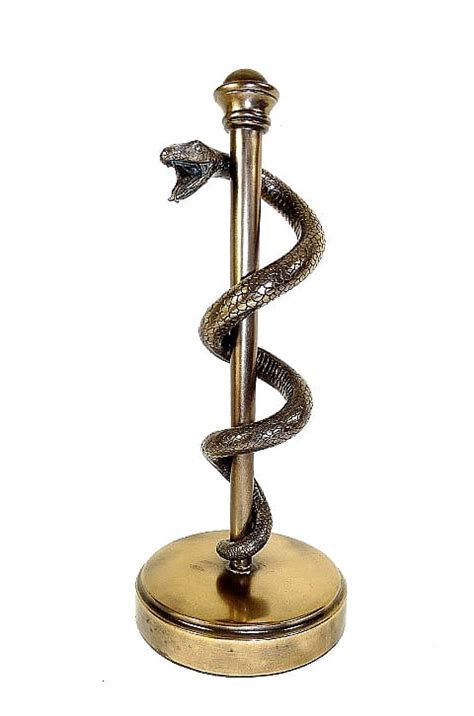 Prezent Dla Lekarza Figurka Laska Eskulapa Asklepiosa Symbol Sztuki Lekarskiej Karuzela